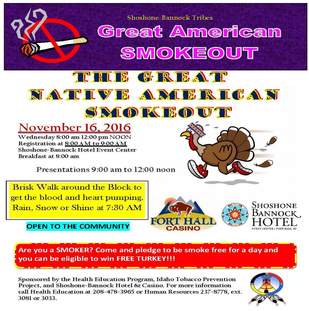 The Great Native American Smoke Out | Shoshone-Bannock Tribes