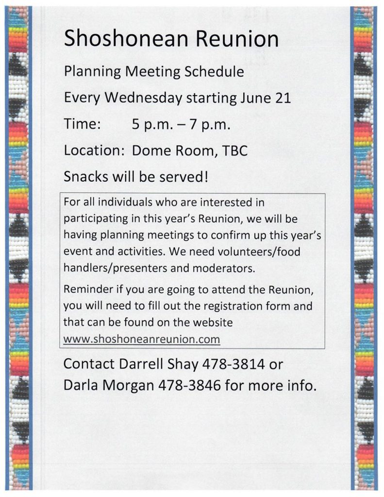 Annual Shoshonean Reunion held in August | Shoshone-Bannock Tribes