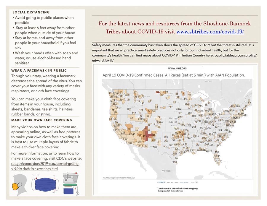 COVID-19 Stay Healthy Brochure | Shoshone-Bannock Tribes