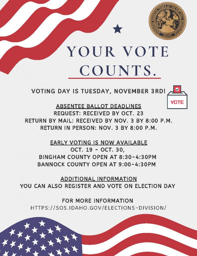 2020 General Election | Shoshone-Bannock Tribes
