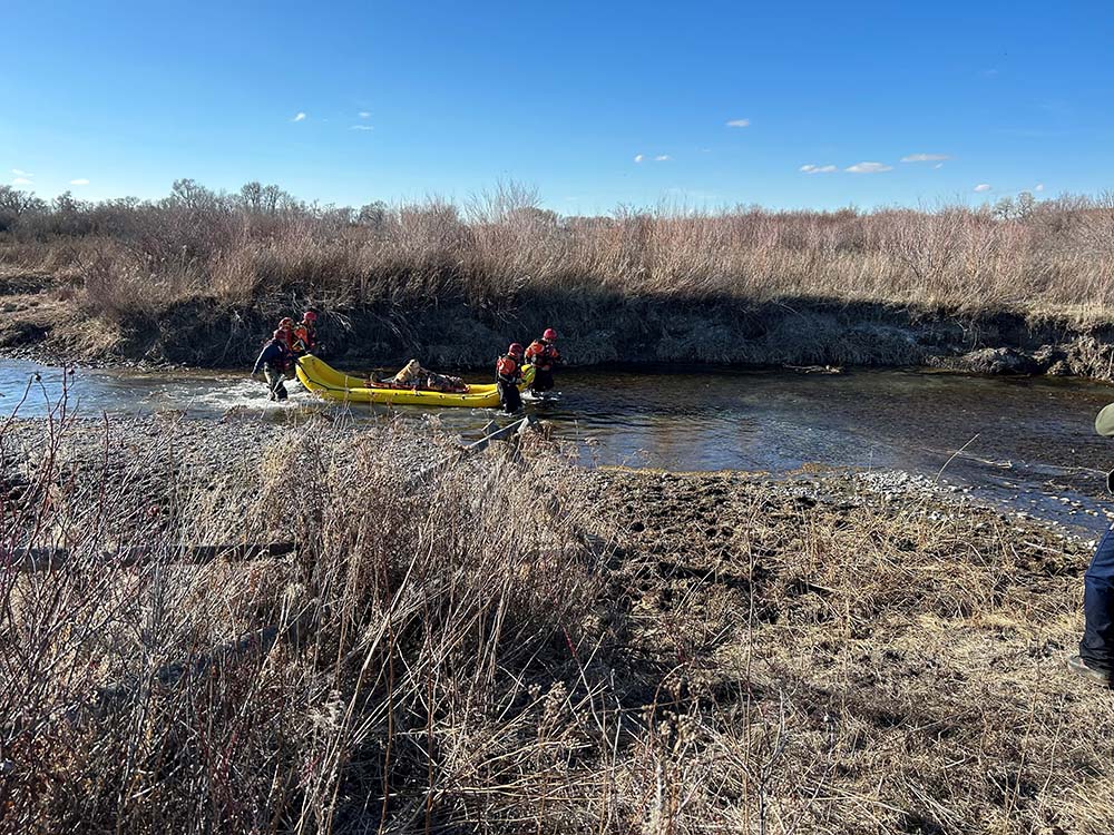 Man Rescued from Fort Hall Bottoms Area | Shoshone-Bannock Tribes