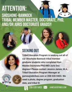Tribal Education Program seeking out Tribal member graduate students ...
