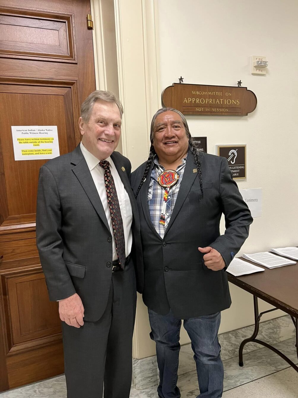 Fort Hall Business Council Chairman Lee Juan Tyler testified in ...