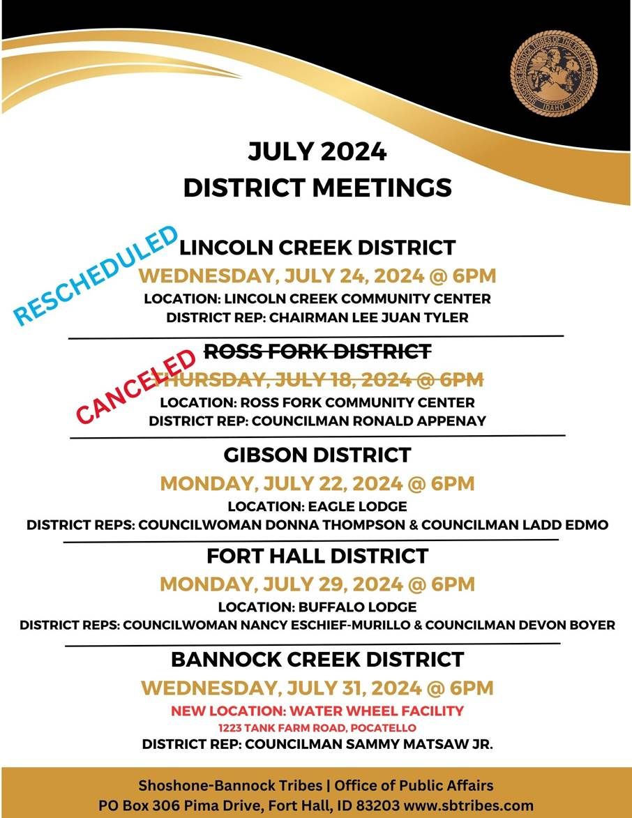 Shoshone-Bannock Tribes | Located on the Fort Hall Indian Reservation