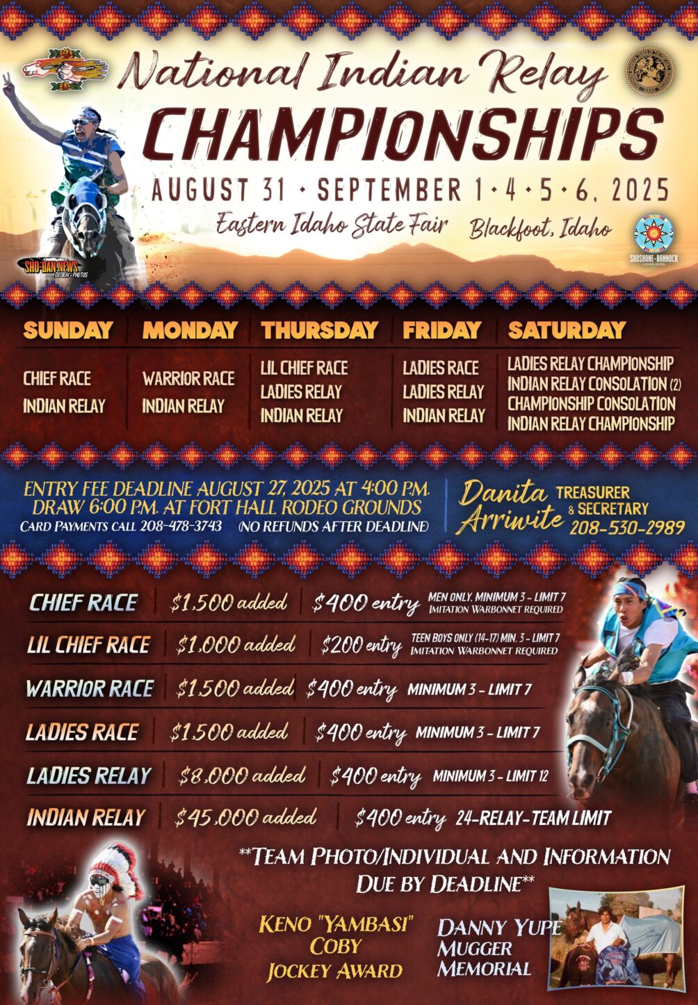 National Indian Relay Championships at the Eastern Idaho State Fair ...