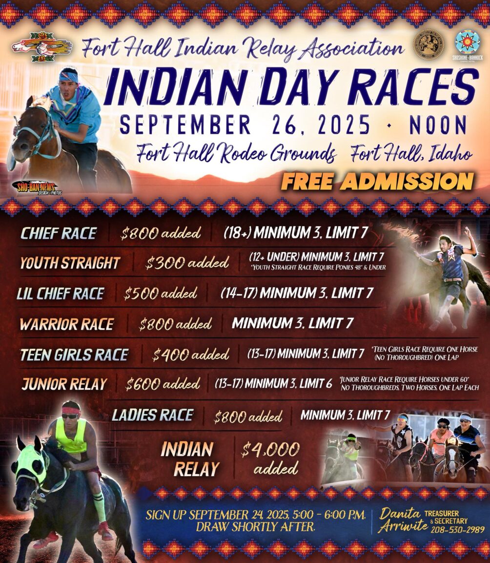 Indian Relay Races – September 26th in Fort Hall at noon | Shoshone ...